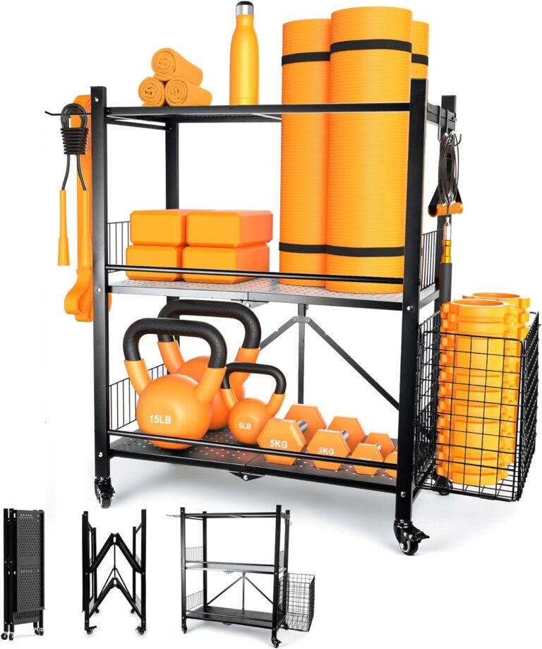 London & Byrd - Set up in minutes - Home Gym Storage Rack...