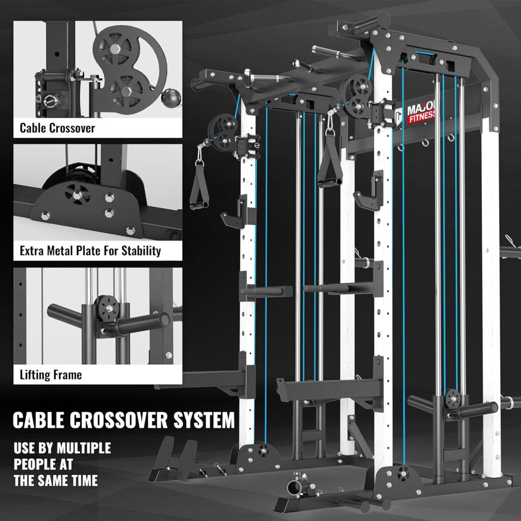 MAJOR FITNESS Multi-Functional All-in-One Power Rack Raptor...