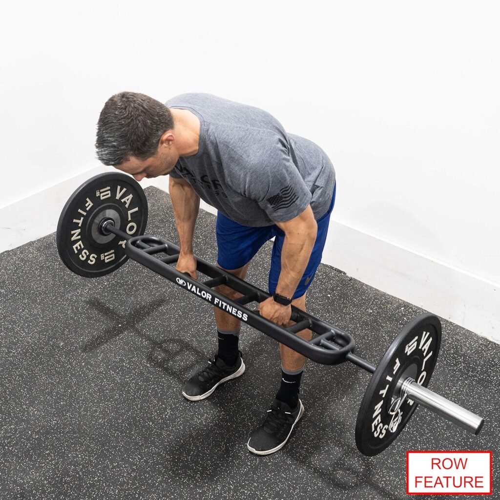 Valor Fitness OB-MULTI Swiss Bar Football Barbell w/ Multi Grips...