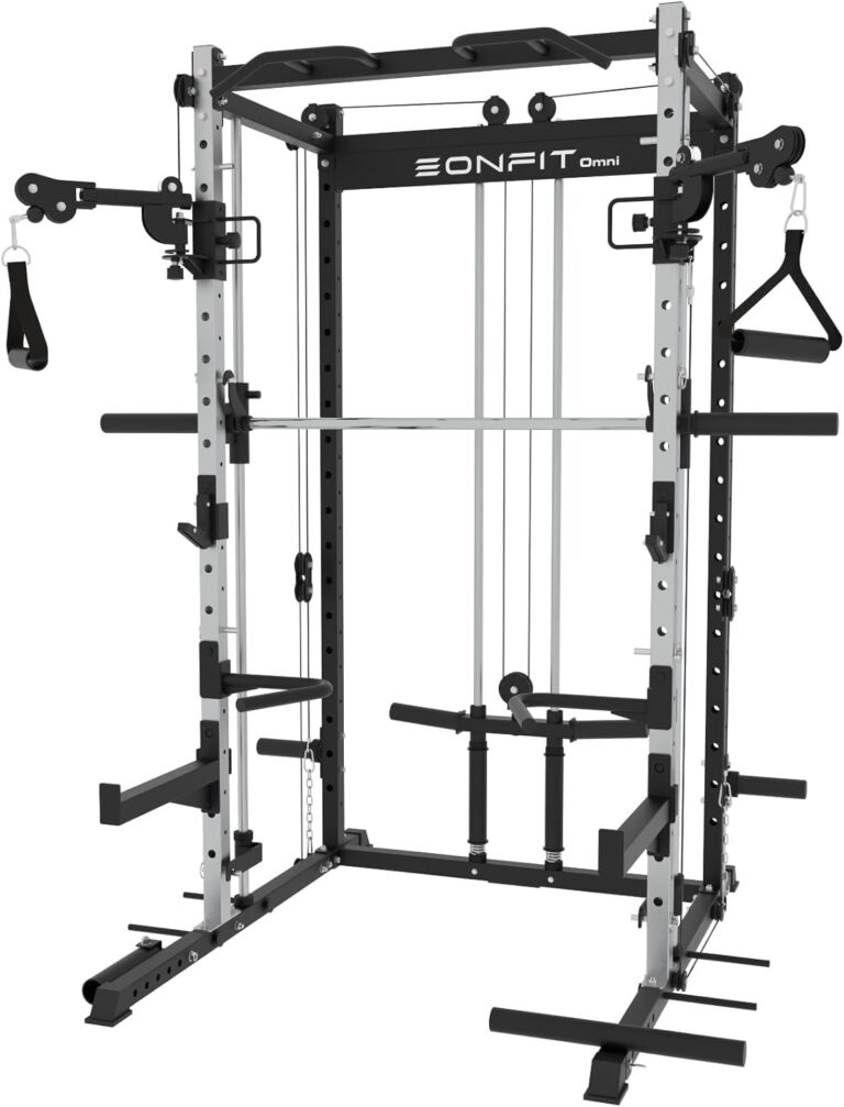 Smith Machine Home Gym, Squat Rack Power Cage Rack with...