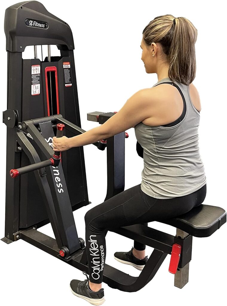 SB Fitness Commercial Vertical Row w/200 lb. Weight Stack ...