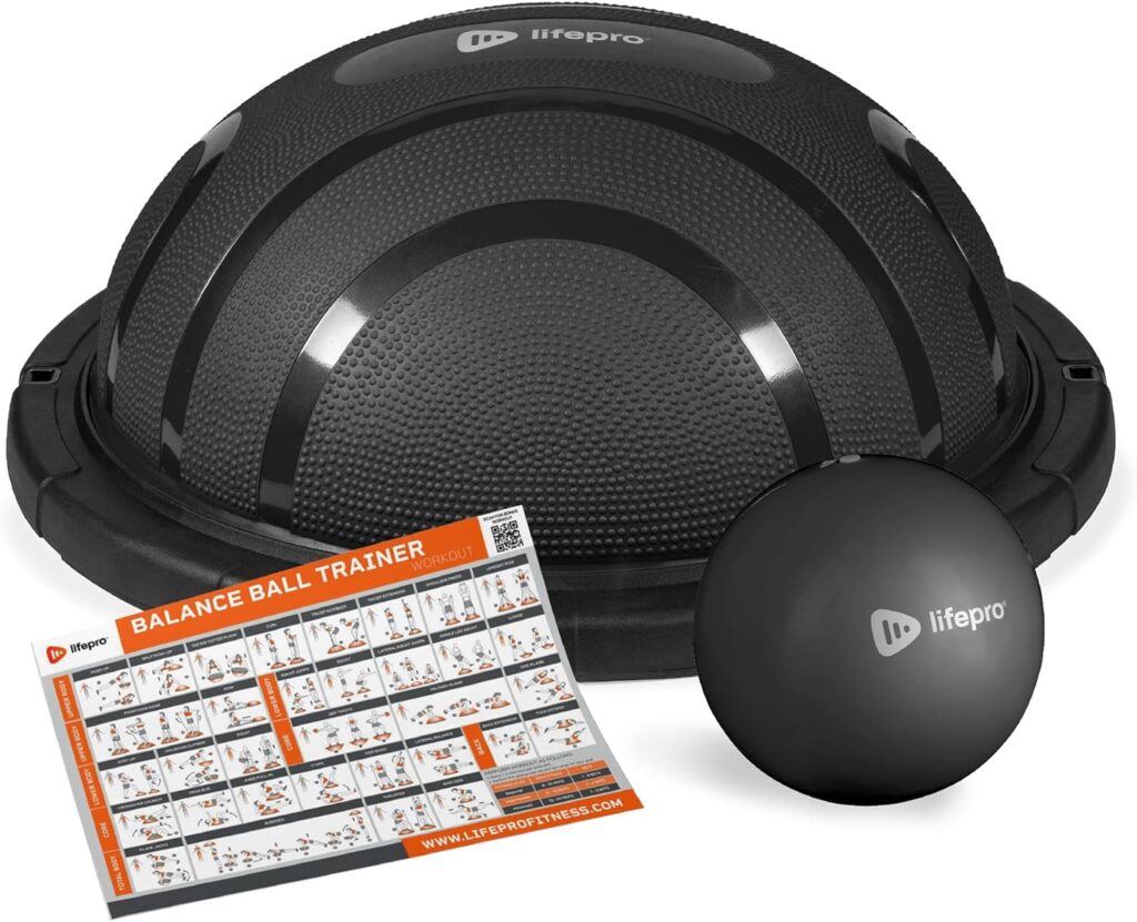 LifePro Half Exercise Ball Trainer - Balance Ball for Exercise ...