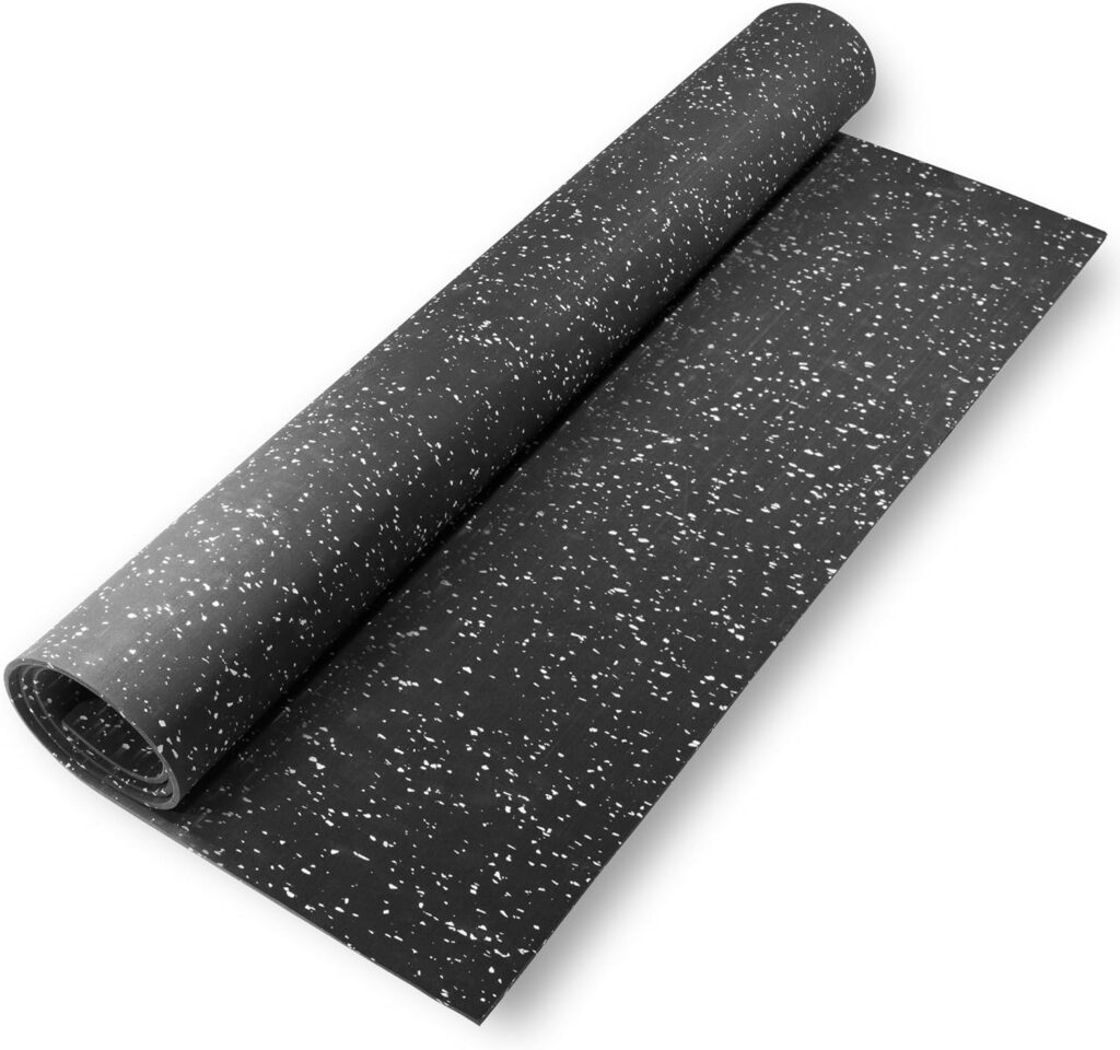 CyclingDeal All-Purpose Fitness Floor Mat - 7mm Thick 4' x 6'